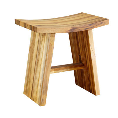 MasayaCo. Zapatera 18" W Teak Shower Bench & Reviews | Wayfair